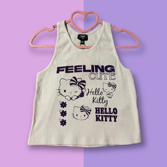 Dolls Kill | Tops | Sold Out Hello Kitty Feeling Cute Graphic Tank ...